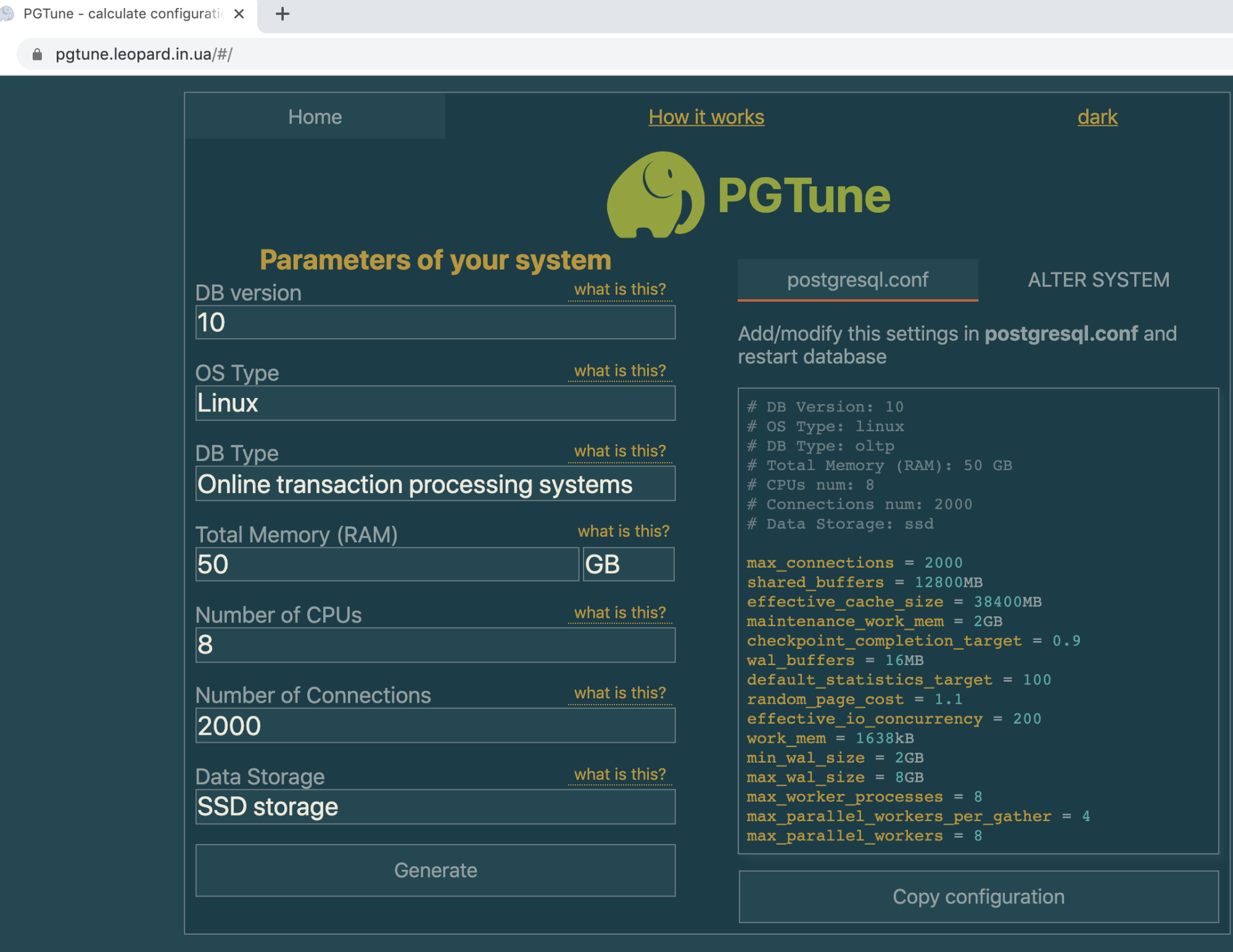 PGTune Alternatives ClusterControl PostgreSQL Configuration