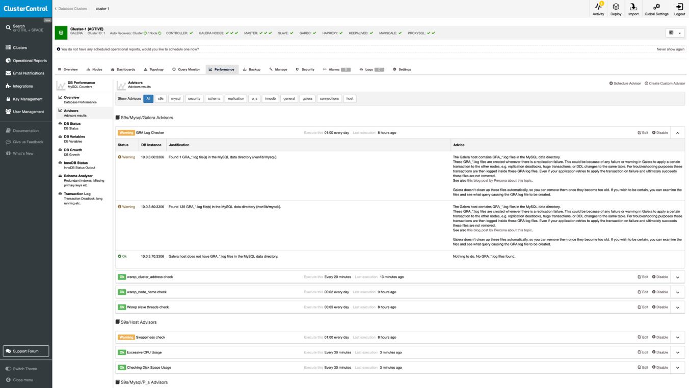ClusterControl for MySQL Galera | Severalnines