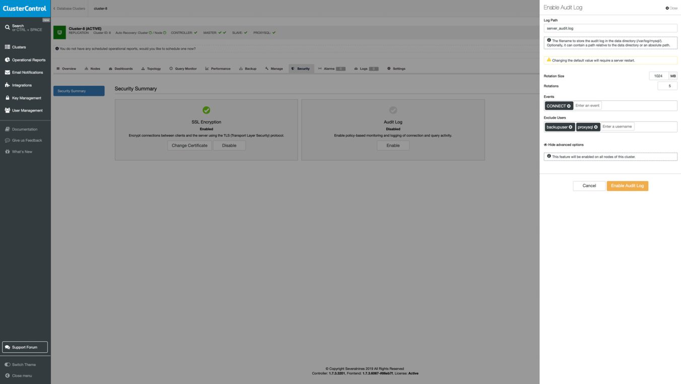 ClusterControl for MariaDB | Severalnines