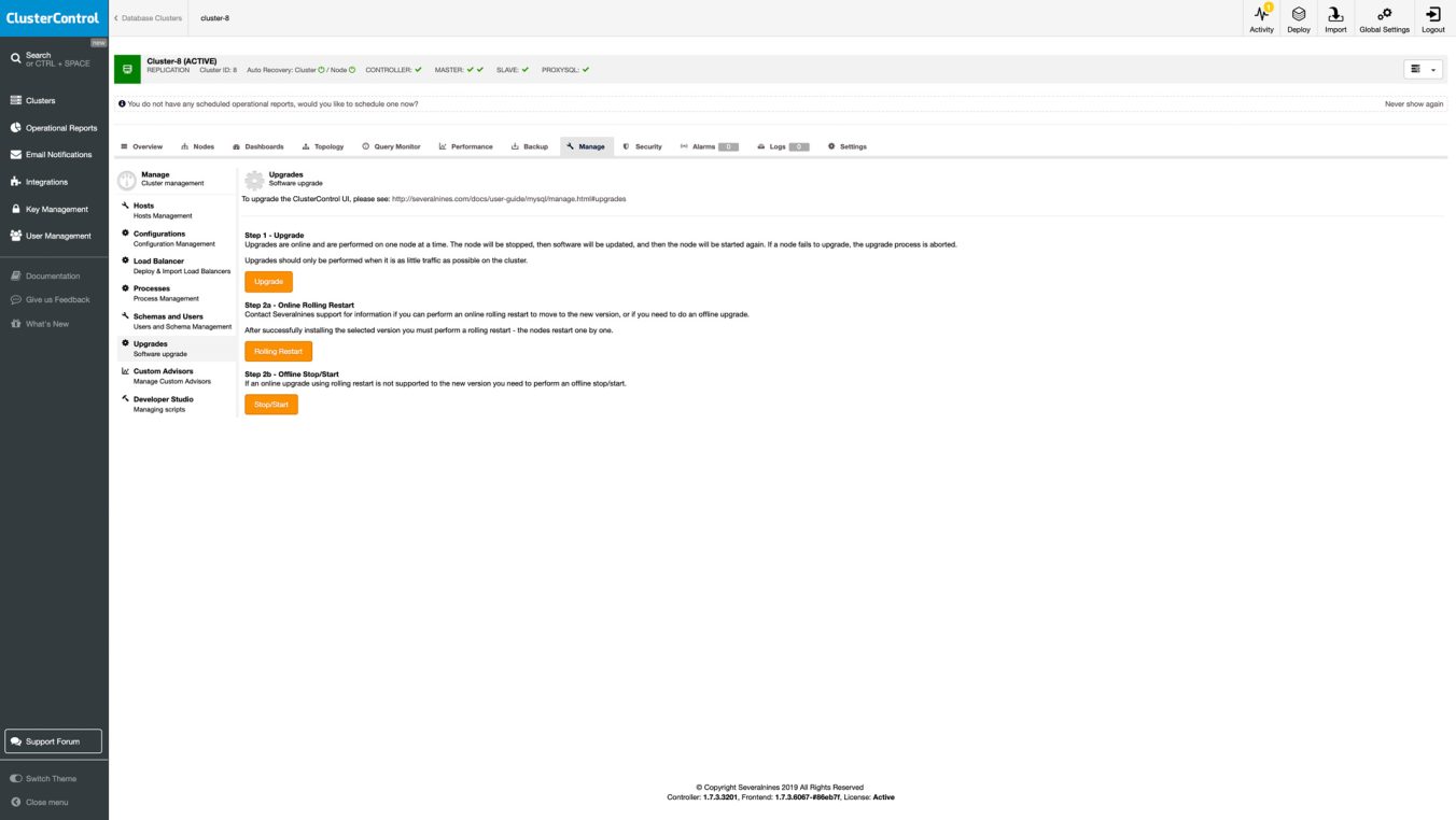 ClusterControl for MariaDB | Severalnines