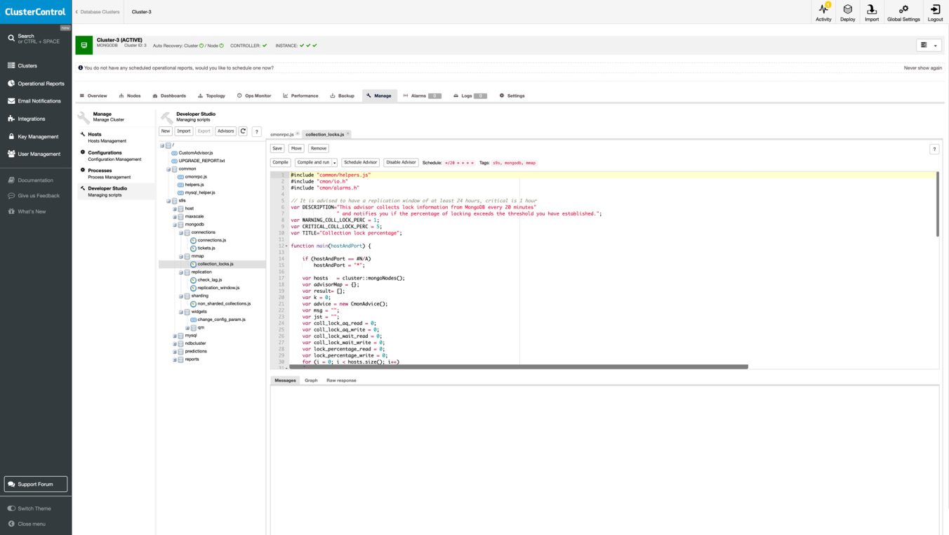 Clustercontrol For Mongodb Severalnines