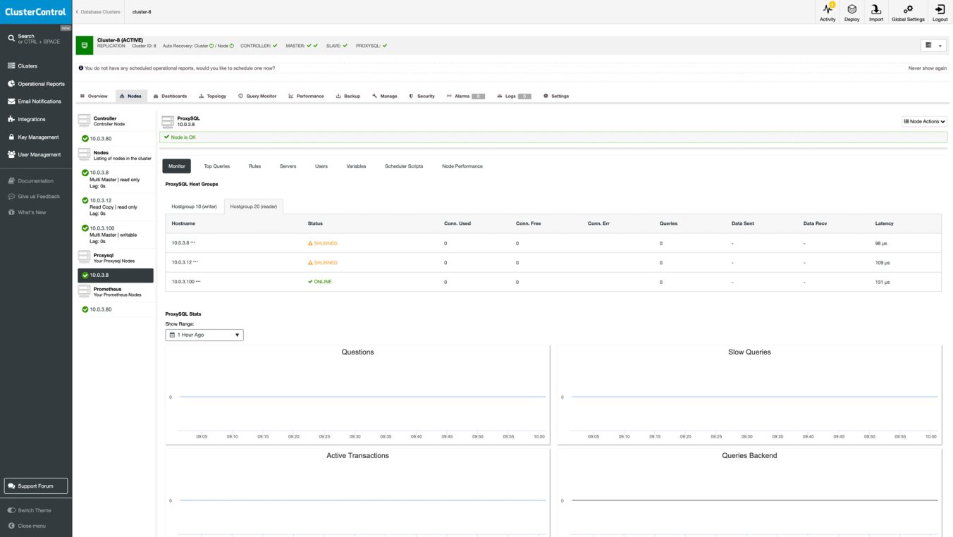ClusterControl for MySQL | Severalnines