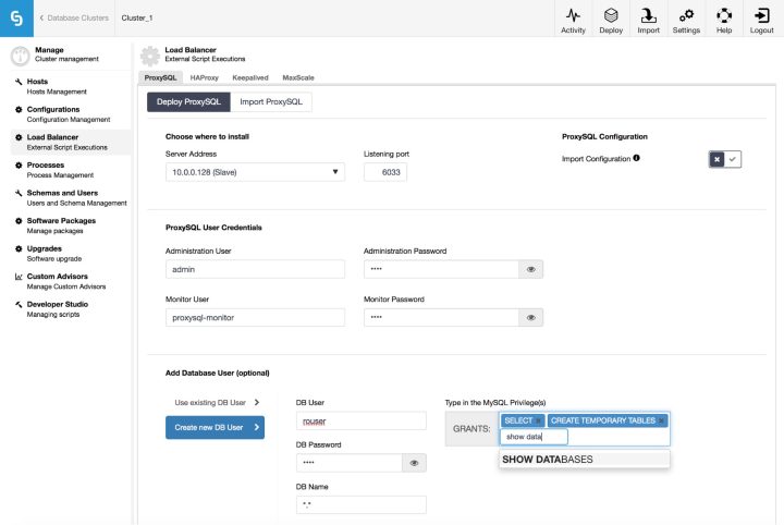 Database load balancing for MySQL and MariaDB with ProxySQL | Severalnines