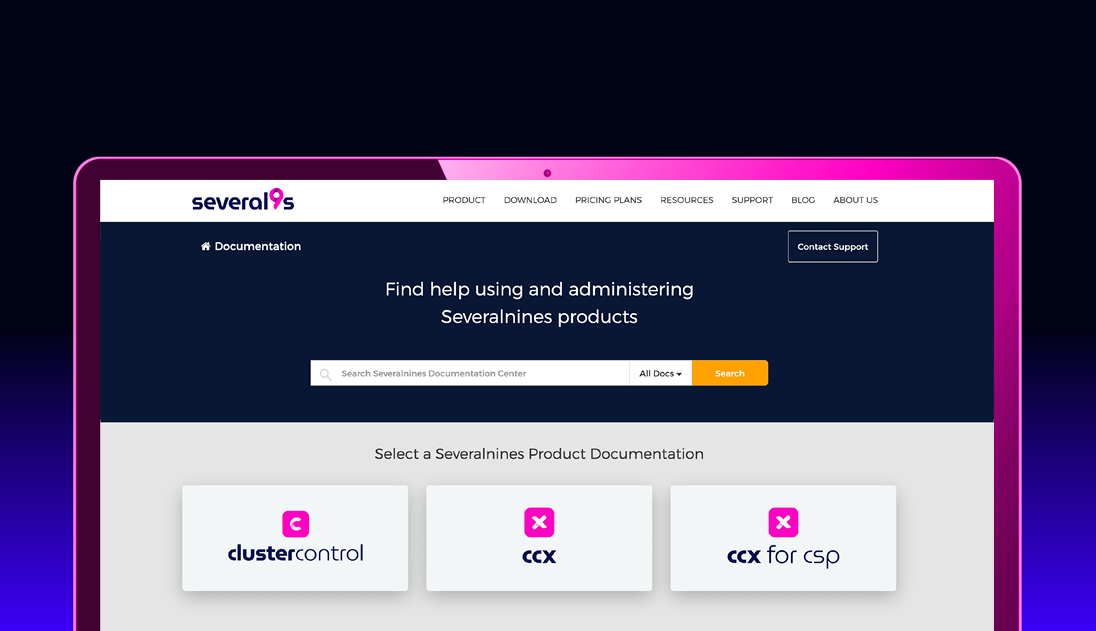 Support | Severalnines