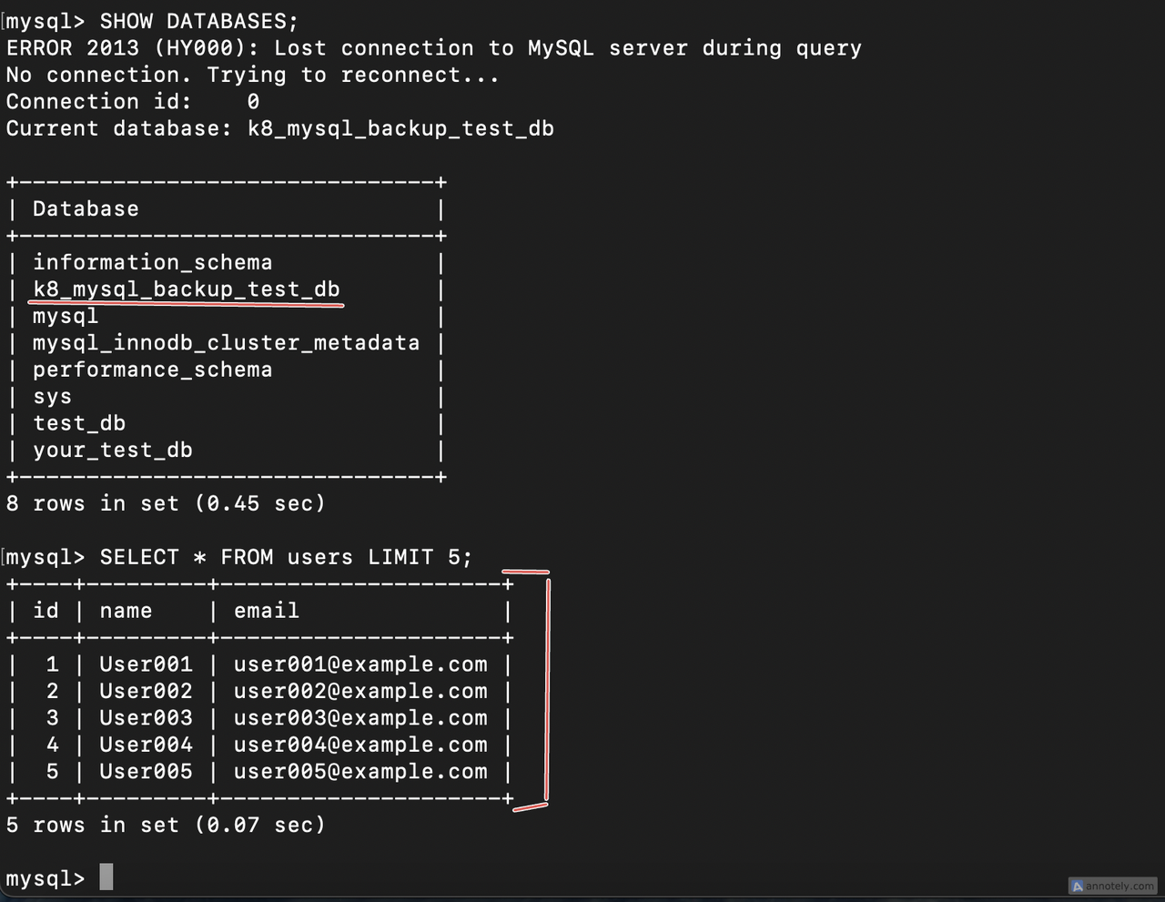 A Mysql Backup And Recovery Tutorial On K8s Using The Mysql Operator For Kubernetes Severalnines